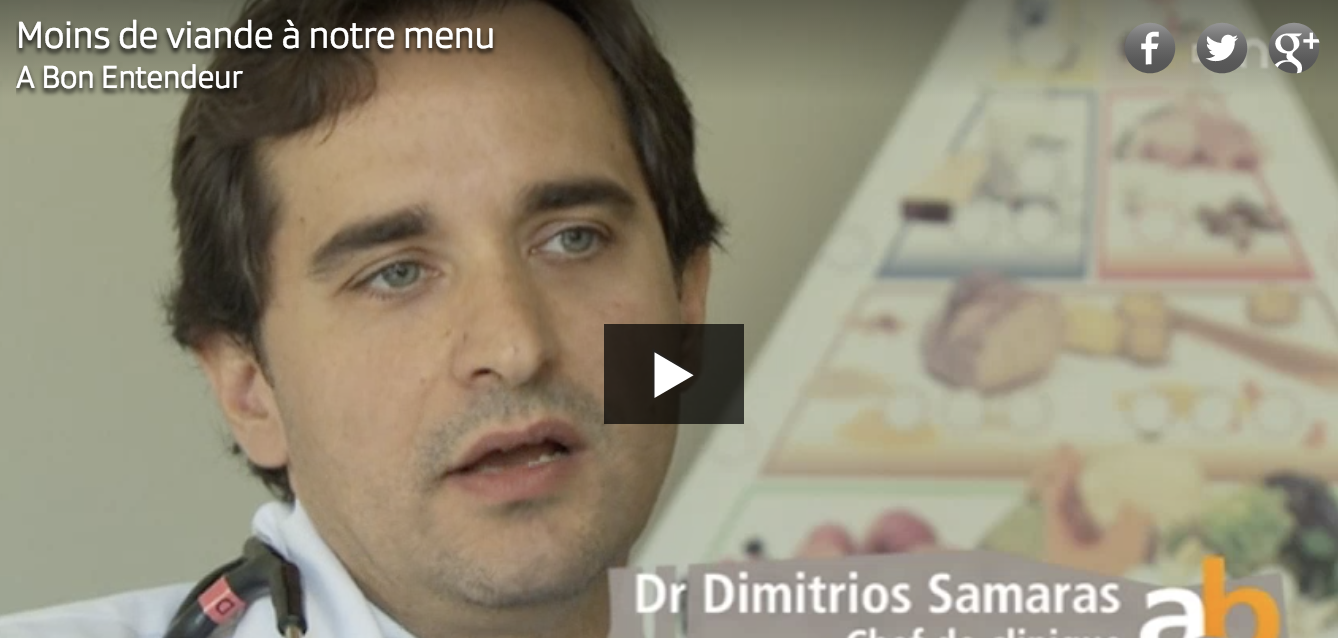 Moins de viande à notre menu - Dr Dimitrios Samaras